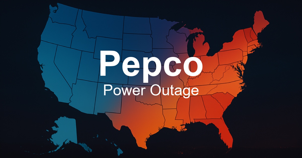 Pepco Power Outages - Live Outage Map & Current Status