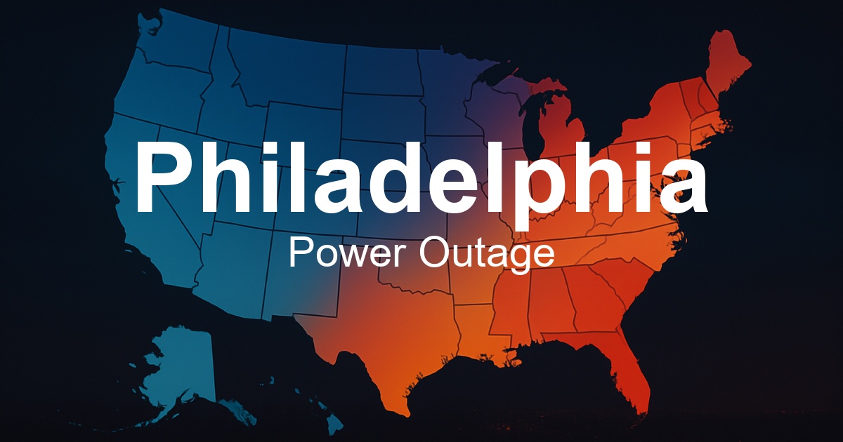 Philadelphia Power Outages - Live Outage Map & Current Status