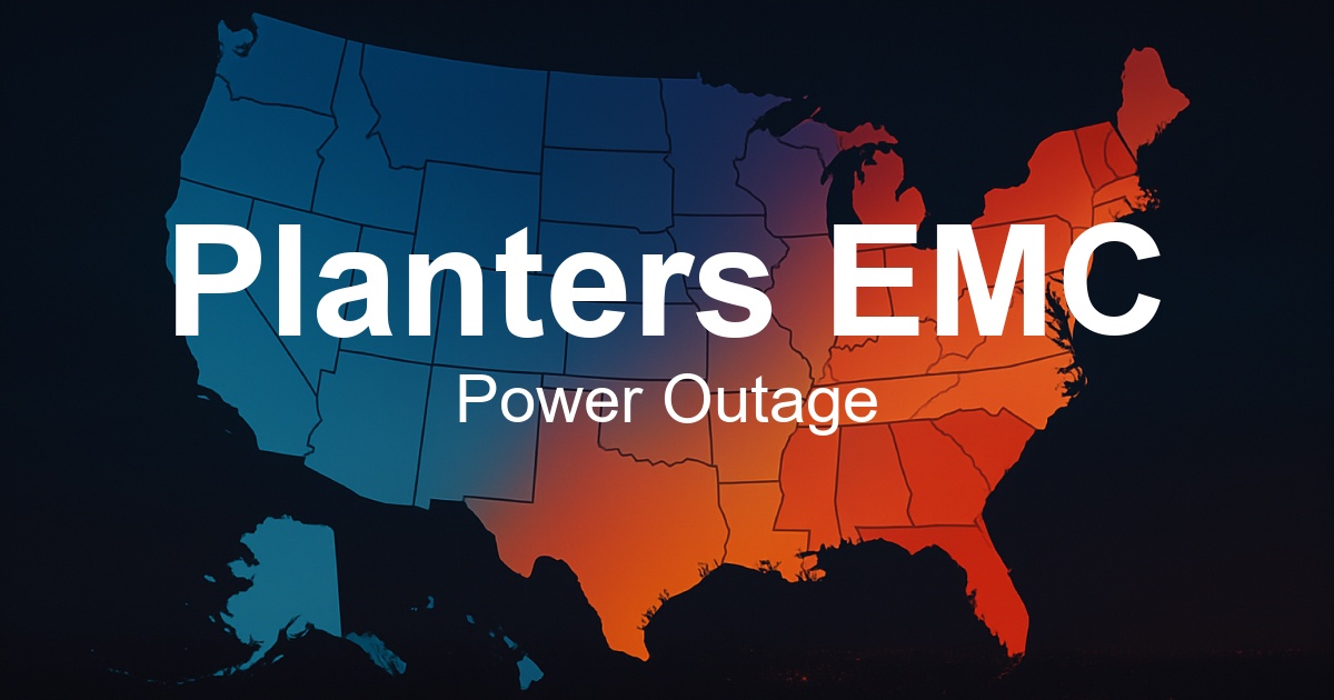 Planters EMC Power Outages - Live Outage Map & Current Status