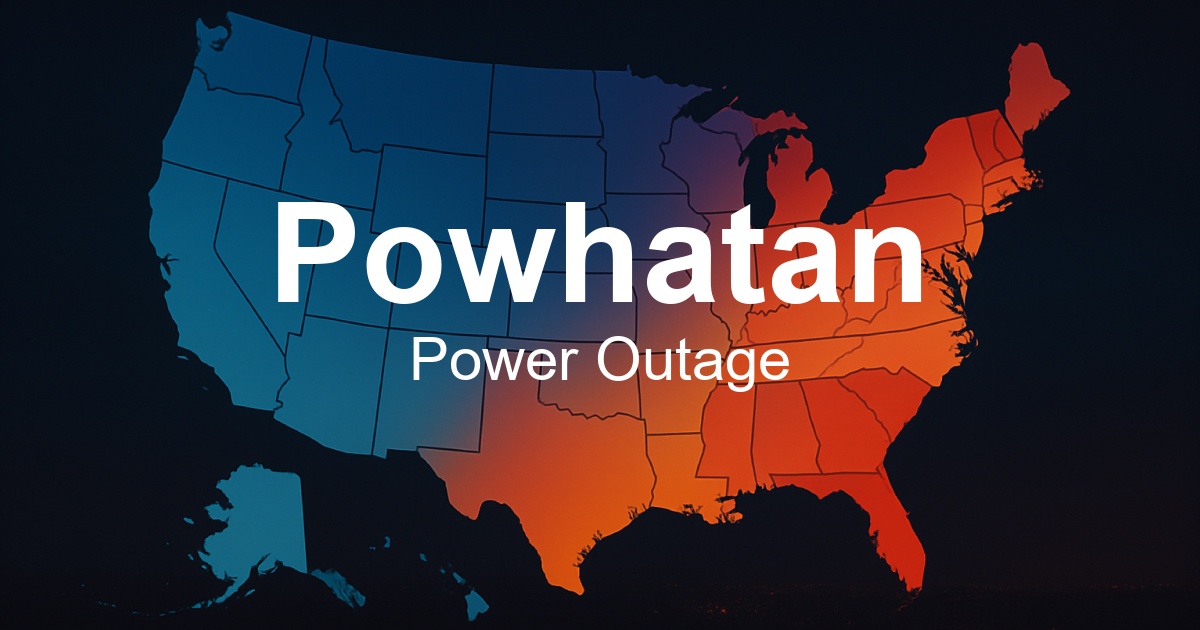 Powhatan Power Outages - Live Outage Map & Current Status