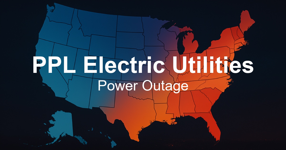 PPL Electric Utilities Power Outages - Live Outage Map & Current Status