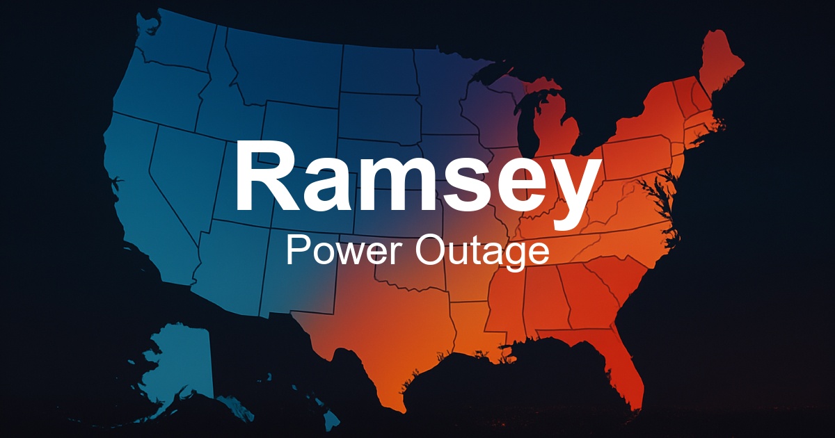 Ramsey Power Outages - Live Outage Map & Current Status