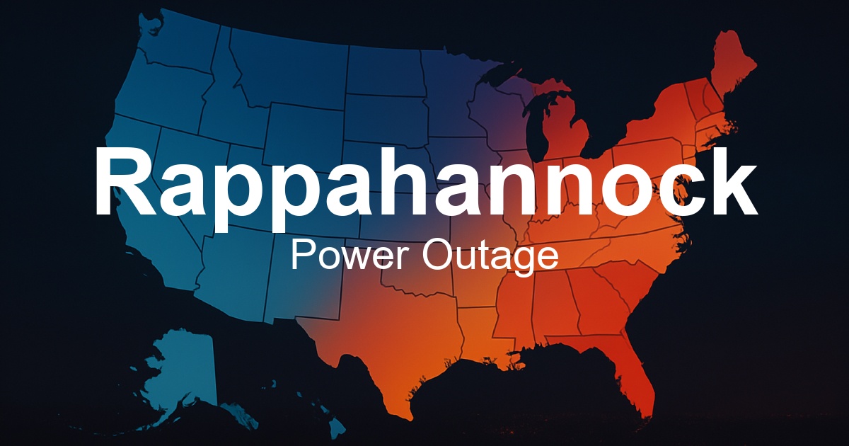 Rappahannock Power Outages - Live Outage Map & Current Status