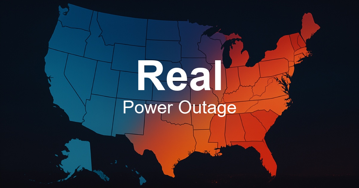 Real Power Outages - Live Outage Map & Current Status