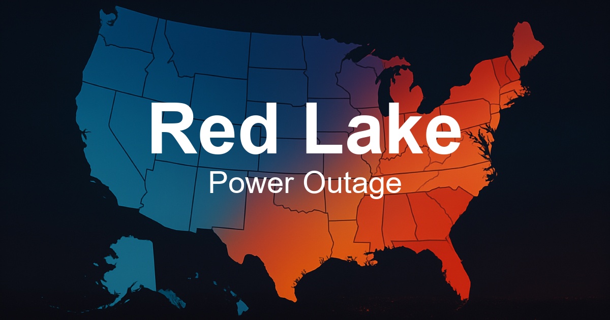 Red Lake Power Outages - Live Outage Map & Current Status