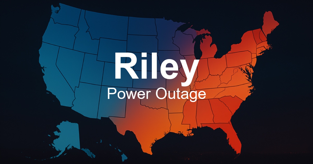 Riley Power Outages - Live Outage Map & Current Status