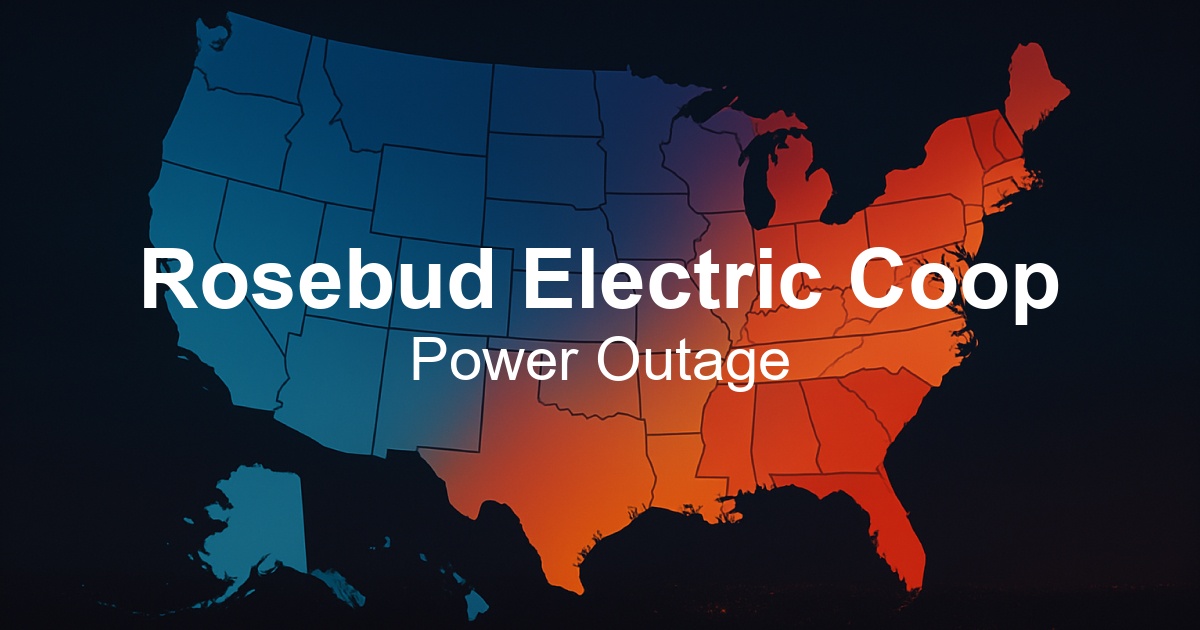 Rosebud Electric Coop Power Outages - Live Outage Map & Current Status