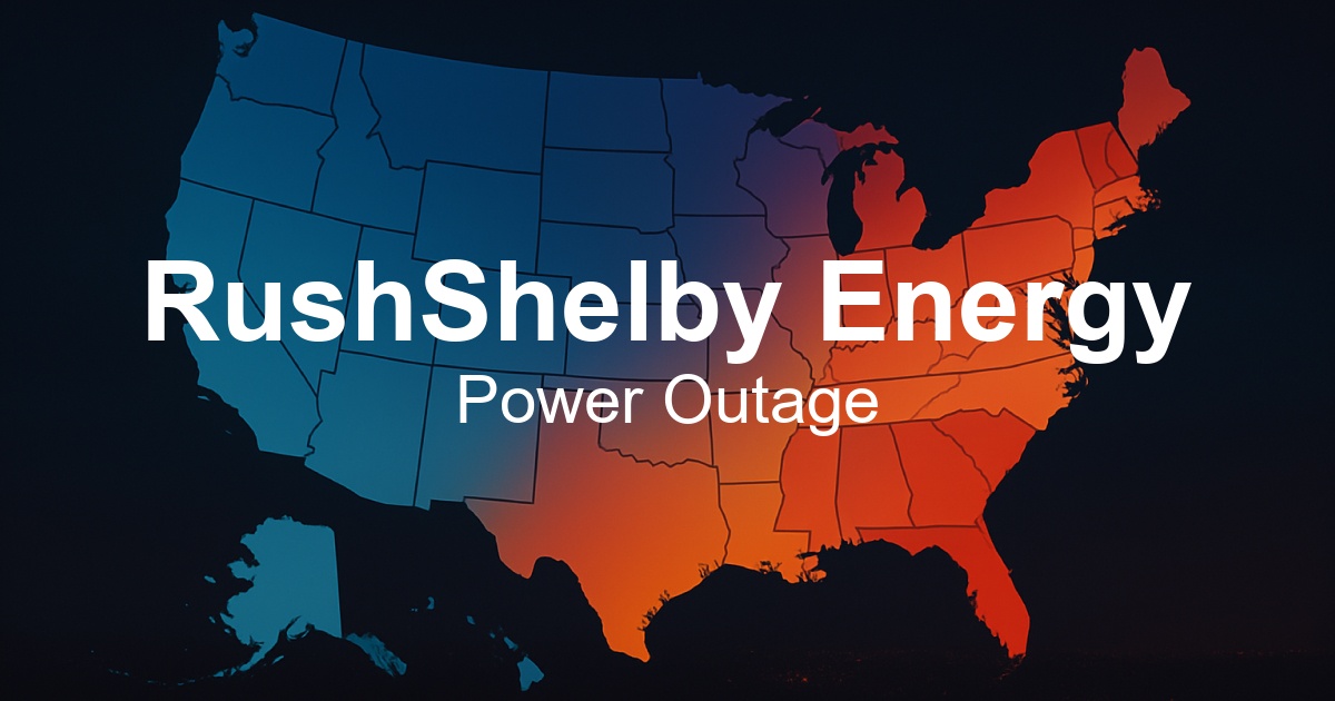 RushShelby Energy Power Outages - Live Outage Map & Current Status