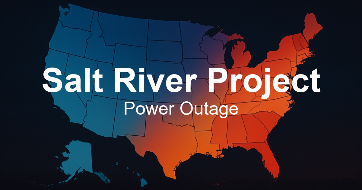 Salt River Project Power Outages - Live Outage Map & Current Status