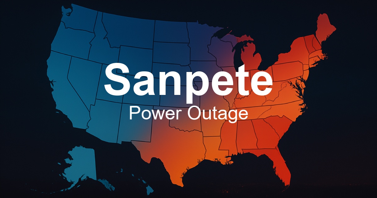 Sanpete Power Outages - Live Outage Map & Current Status