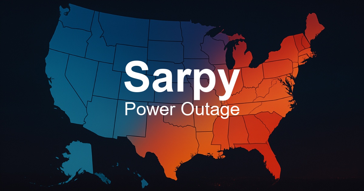Sarpy Power Outages - Live Outage Map & Current Status
