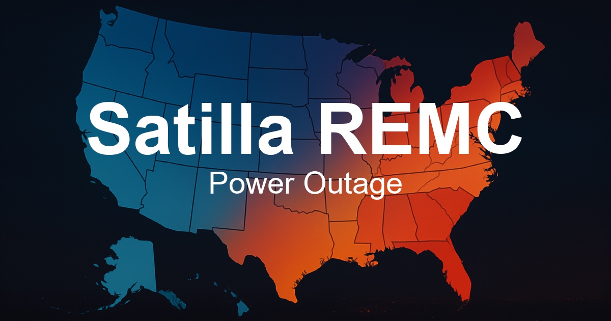 Satilla REMC Power Outages - Live Outage Map & Current Status
