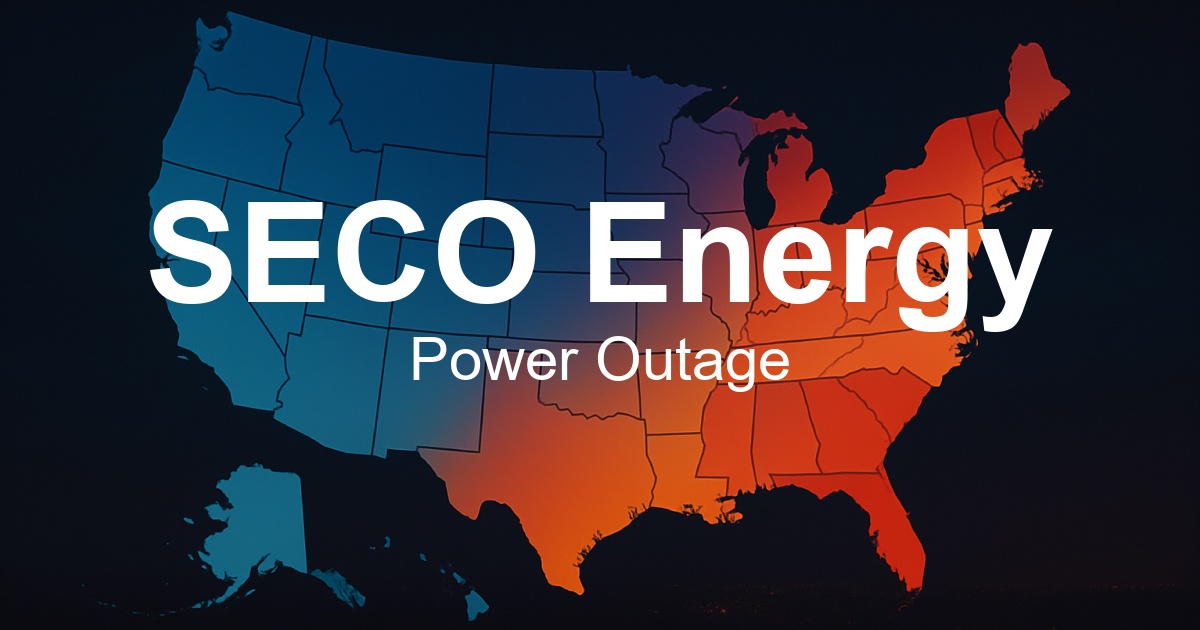 SECO Energy Power Outages - Live Outage Map & Current Status