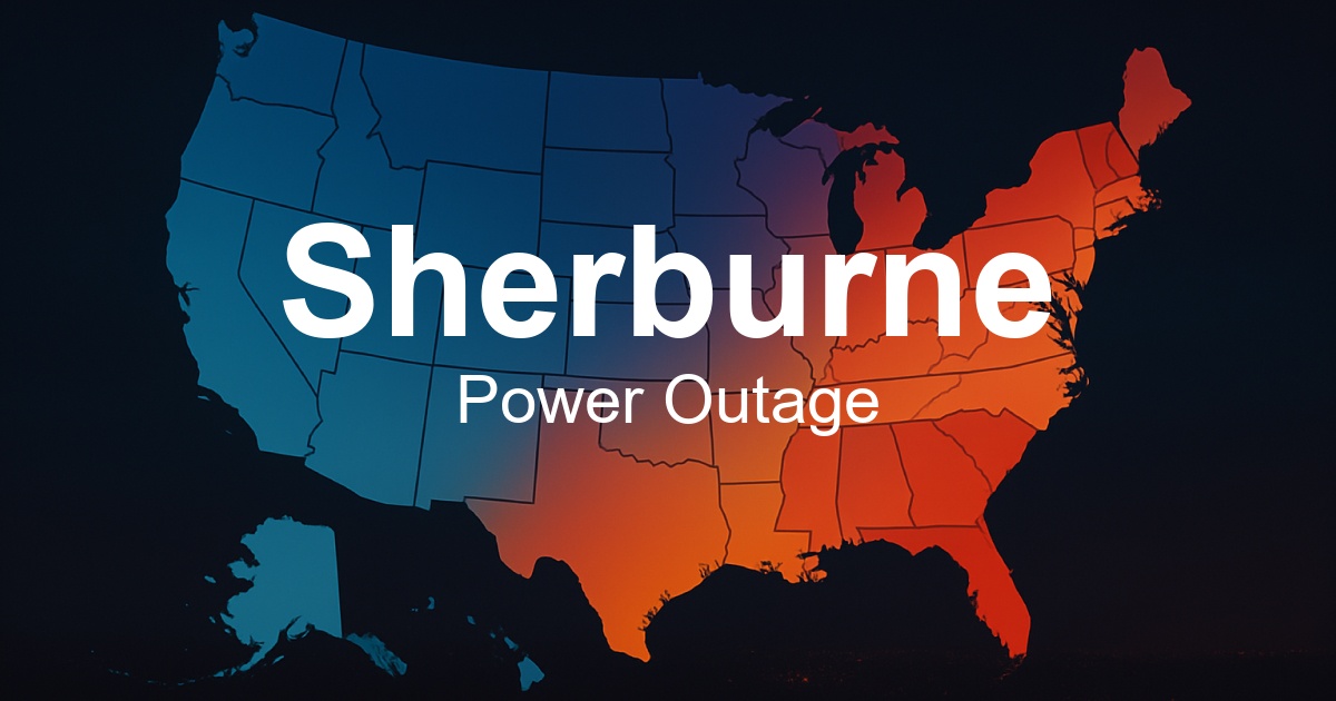 Sherburne Power Outages - Live Outage Map & Current Status