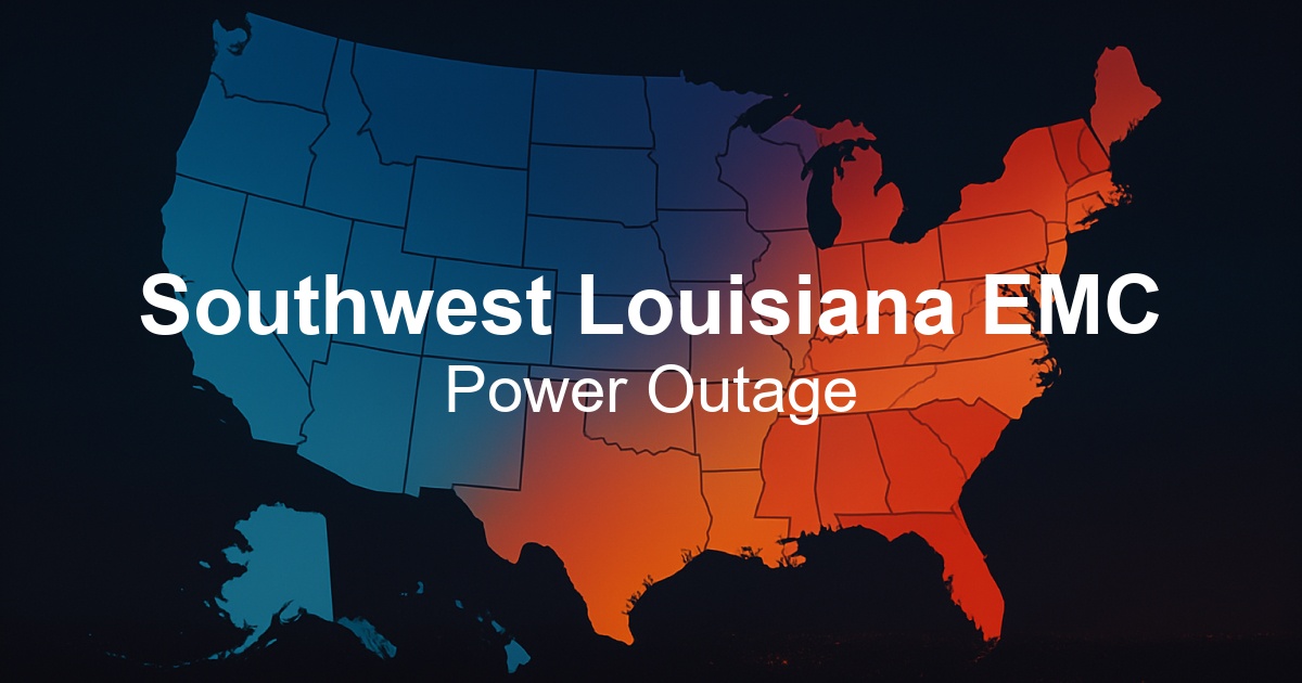 Southwest Louisiana EMC Power Outages - Live Outage Map & Current Status
