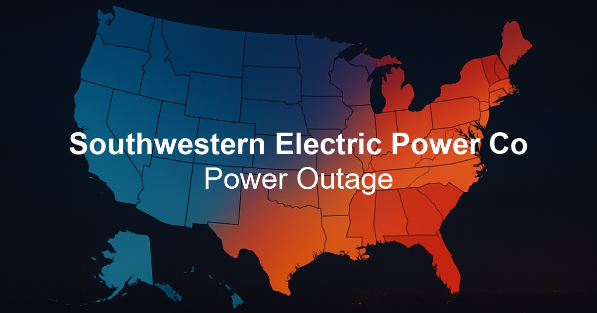 Southwestern Electric Power Co Power Outages - Live Outage Map & Current Status