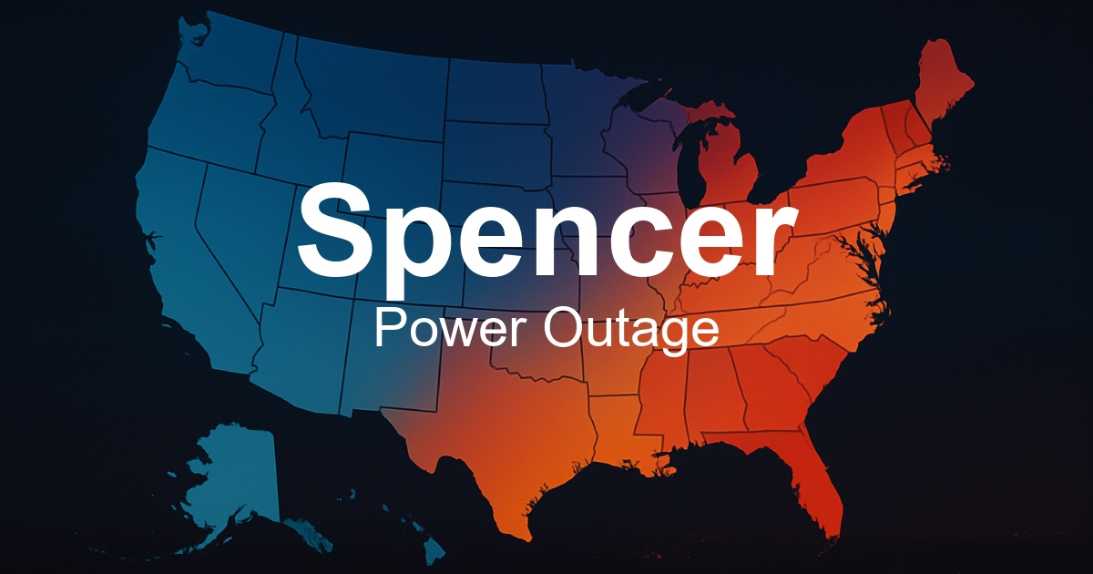 Spencer Power Outages - Live Outage Map & Current Status