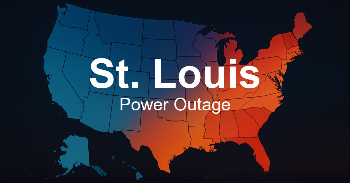 St. Louis Power Outages - Live Outage Map & Current Status