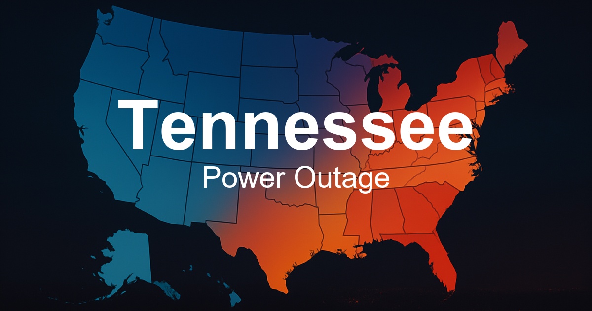 Tennessee Power Outages - Live Outage Map & Current Status