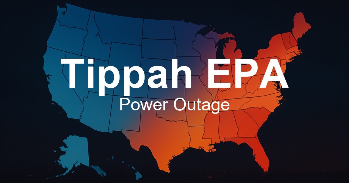 Tippah EPA Power Outages - Live Outage Map & Current Status