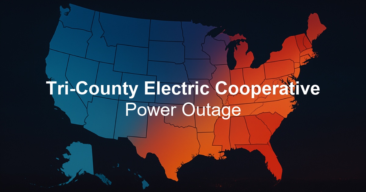 Tri-County Electric Cooperative Power Outages - Live Outage Map ...