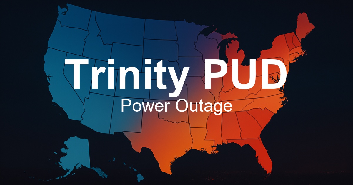 Trinity PUD Power Outages - Live Outage Map & Current Status