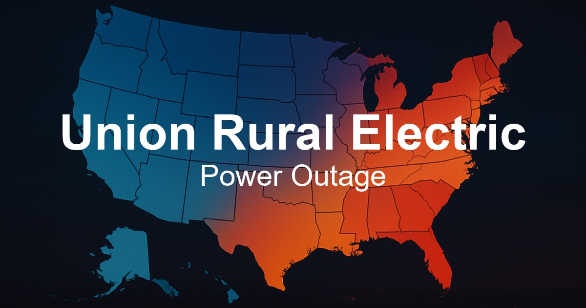 Union Rural Electric Power Outages - Live Outage Map & Current Status