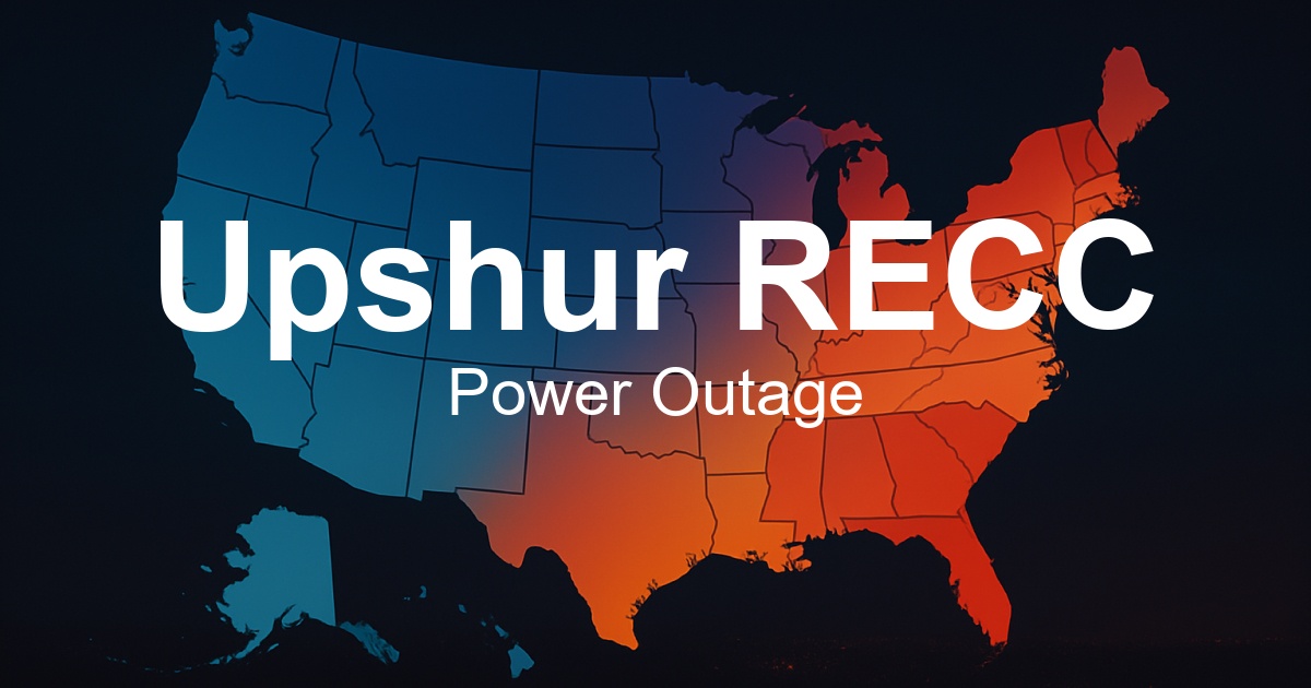 Upshur RECC Power Outages - Live Outage Map & Current Status