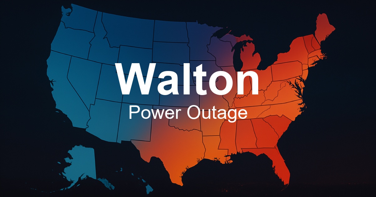 Walton Power Outages - Live Outage Map & Current Status