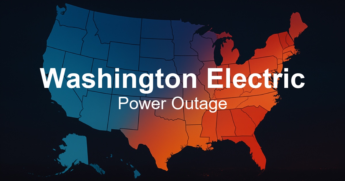 Washington Electric Power Outages - Live Outage Map & Current Status