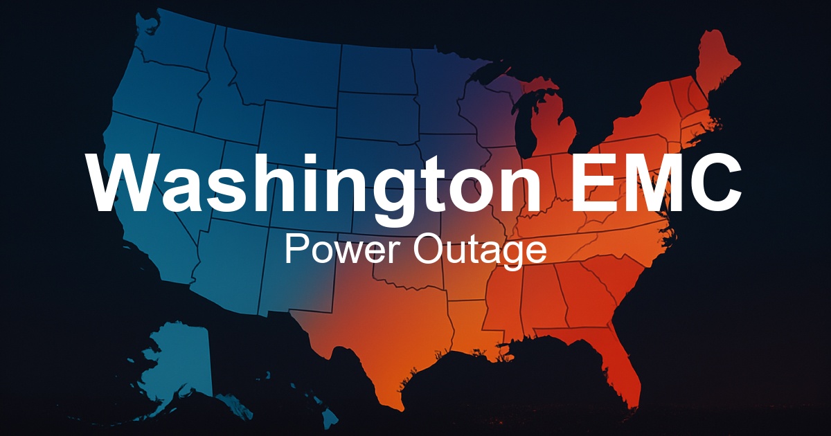 Washington EMC Power Outages - Live Outage Map & Current Status
