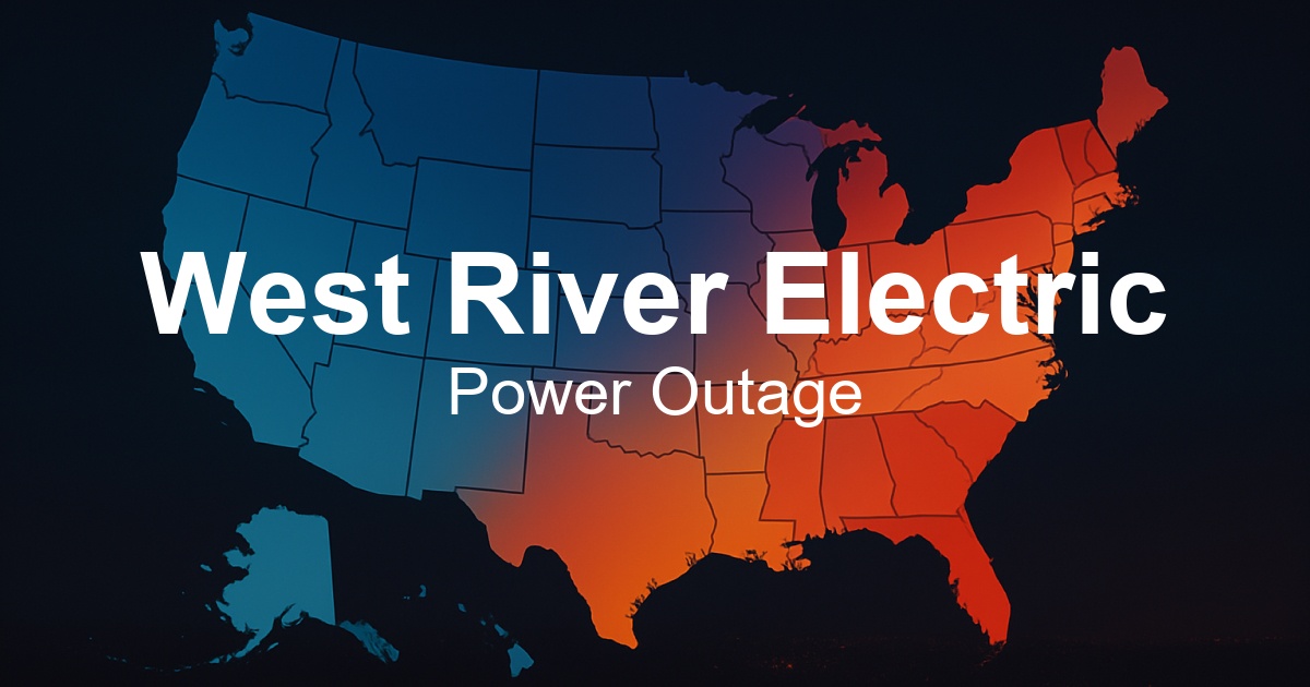 West River Electric Power Outages - Live Outage Map & Current Status