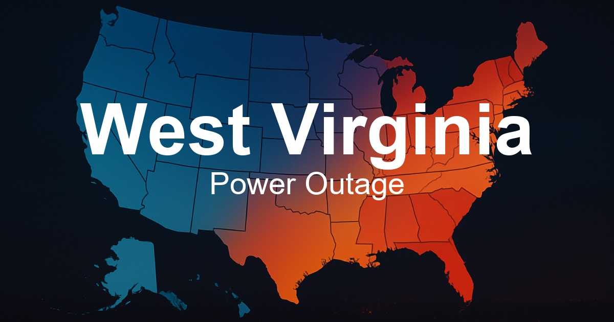 West Virginia Power Outages - Live Outage Map & Current Status