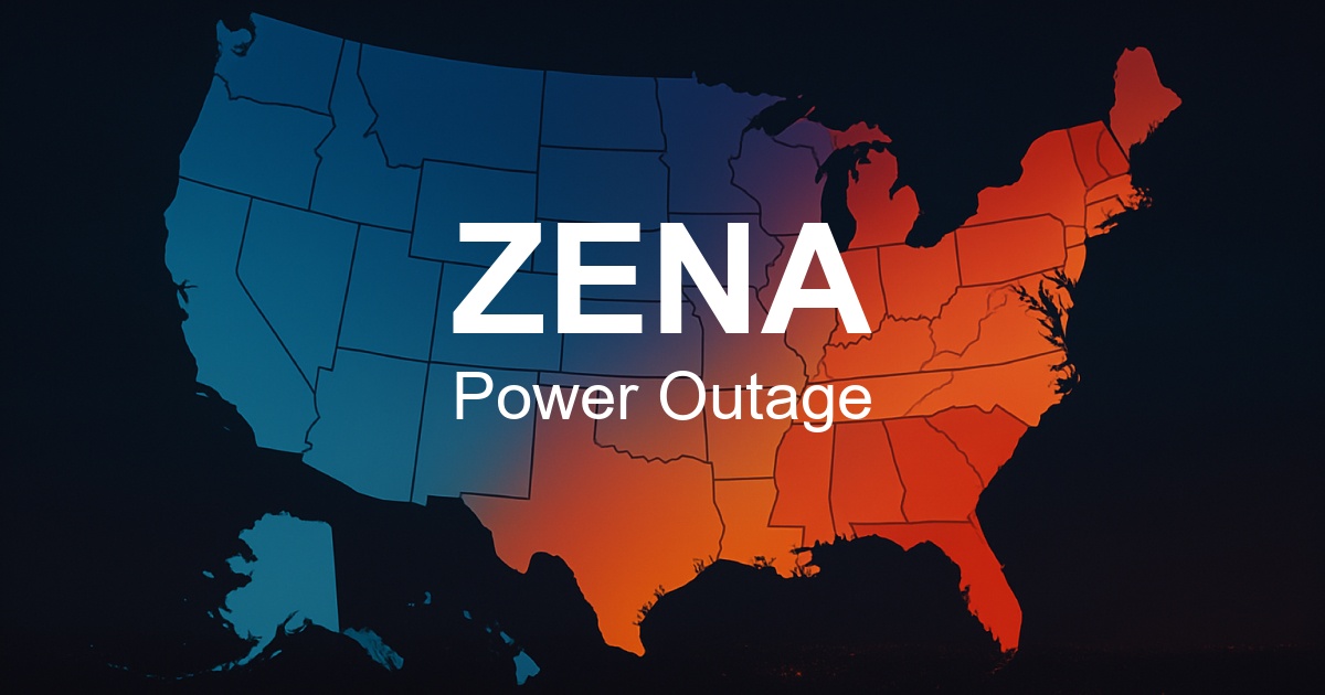 ZENA Power Outages - Live Outage Map & Current Status
